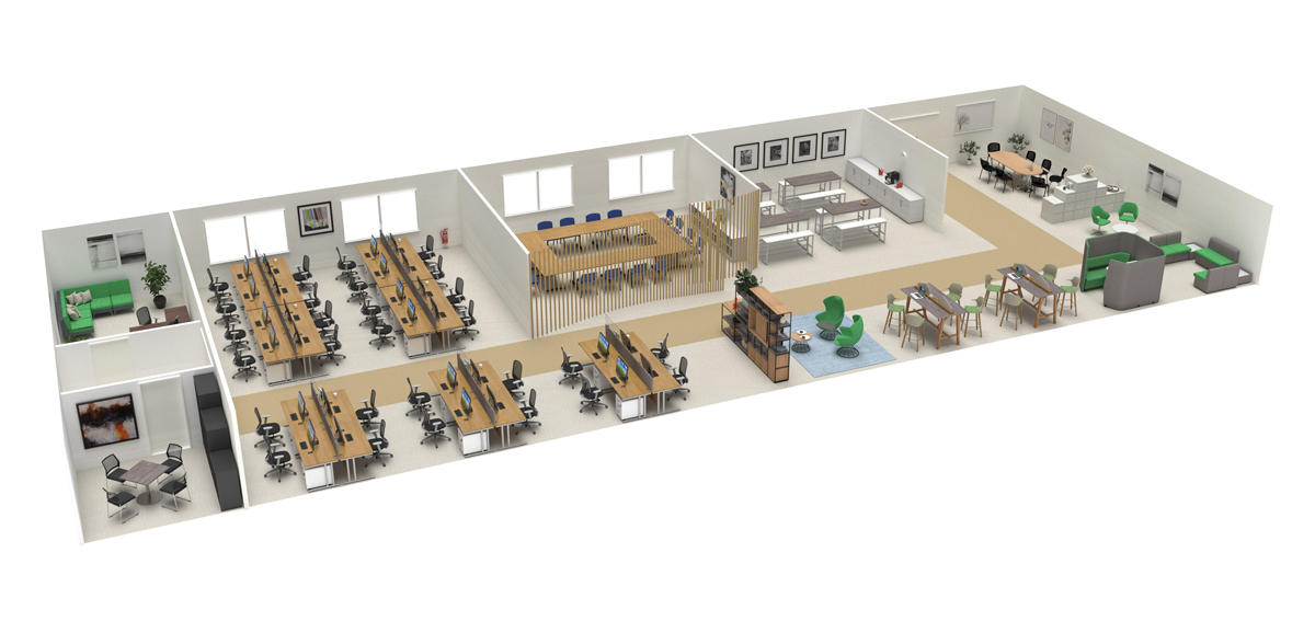 Work Spaces for the Modern Office - Social Spaces